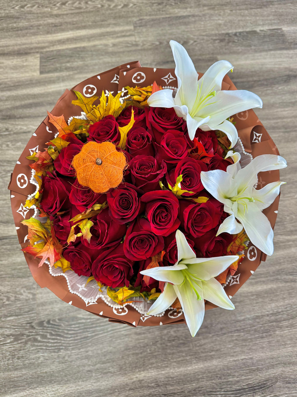 Rustic Autumn Bouquet–Wild Flowers